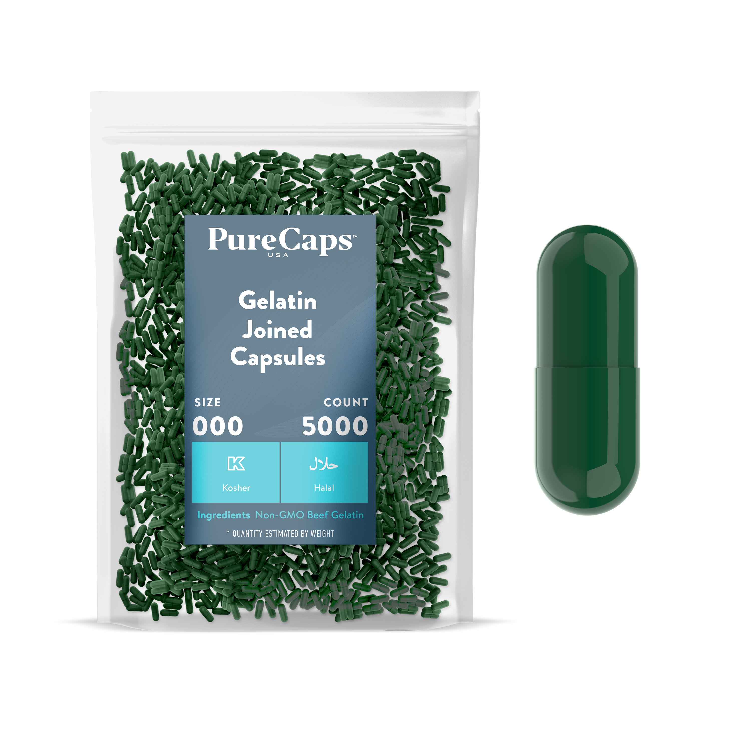 Size 000 Joined Solid Gelatin Capsules – PureCaps USA | A Capsule ...