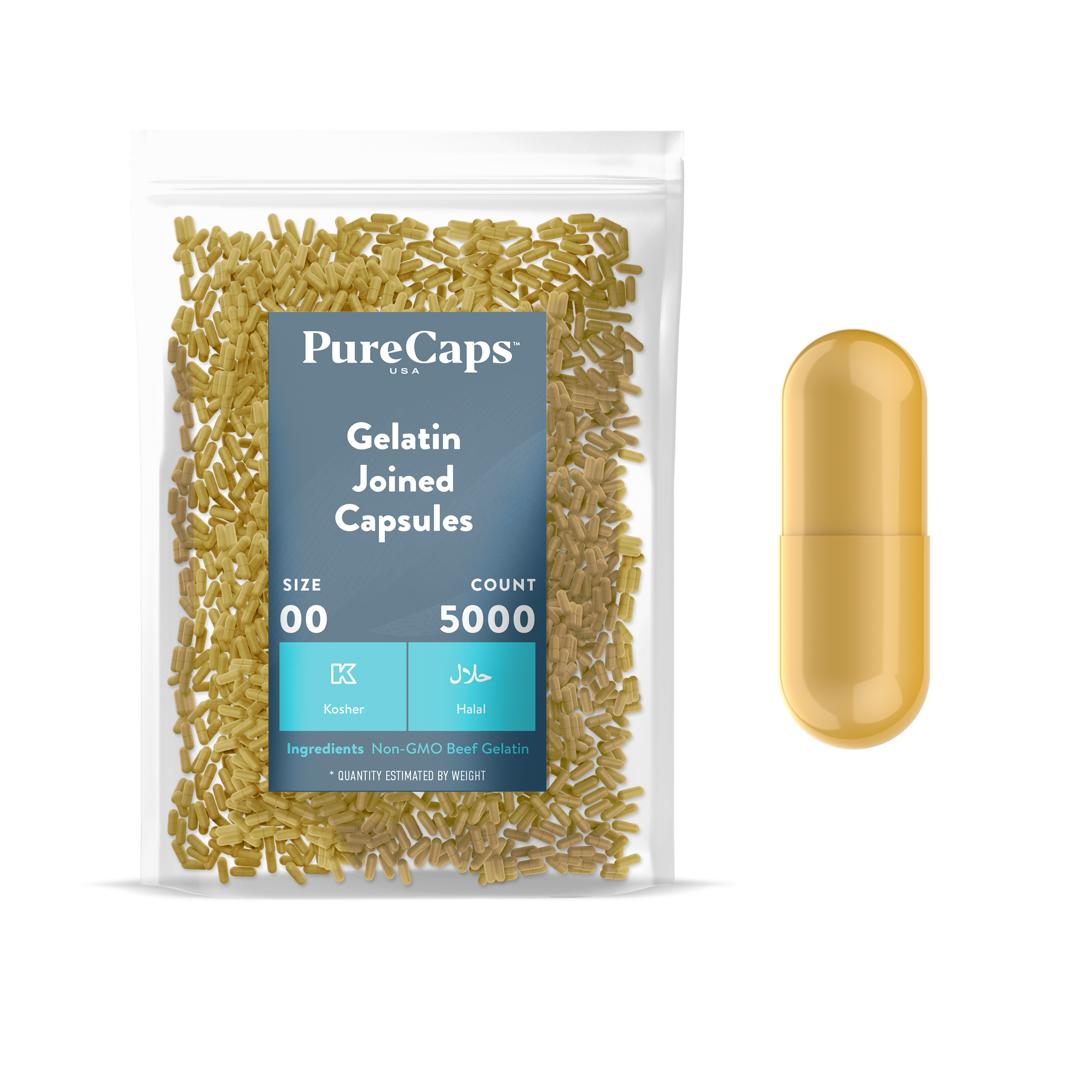Size 00 Joined Metallic Gelatin Capsules – PureCaps USA | A Capsule ...